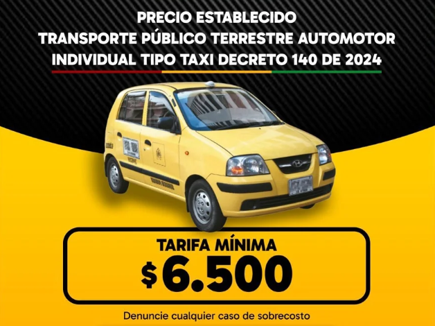 Nuevas tarifas para el servicio de taxi en Yopal: aumentos por zonas ...